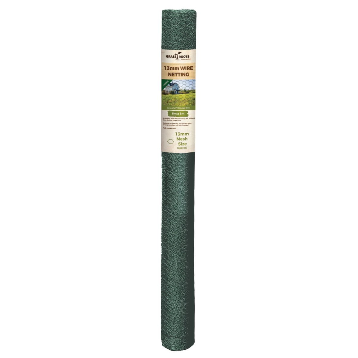 Order Online Grass Roots PVC Coated Wire Netting ROLL 6m x 1m Green ...